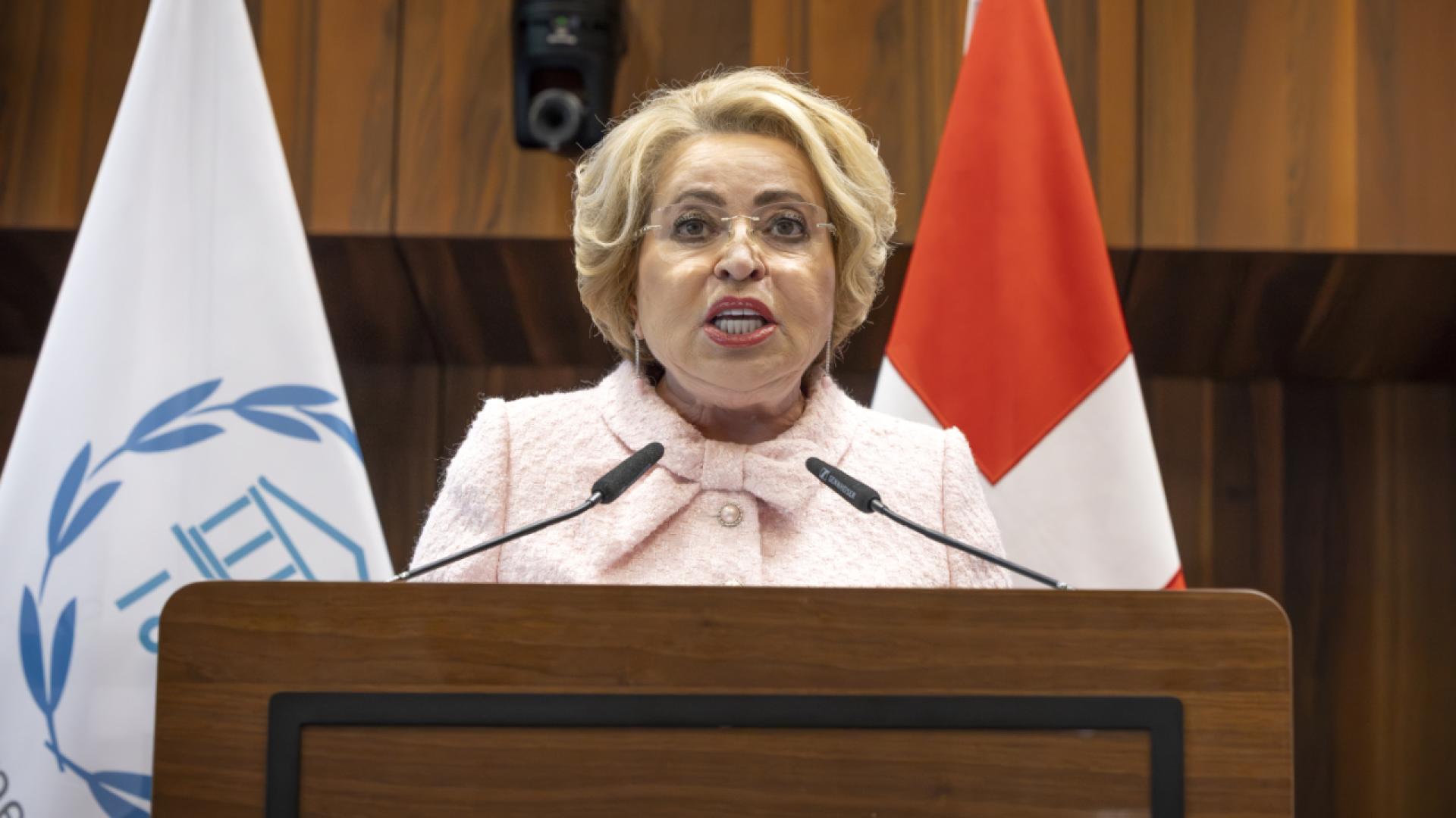 Valentina Matvienko à Genève malgré sanctions pour guerre en Ukraine ...